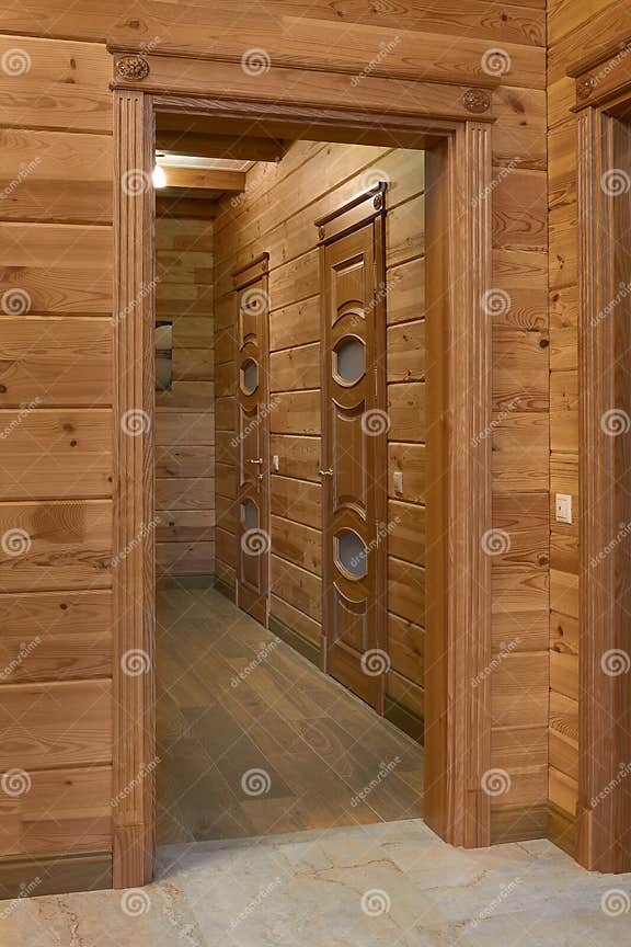 Wooden Interior Doors of High Quality, Interior Design Stock Image ...