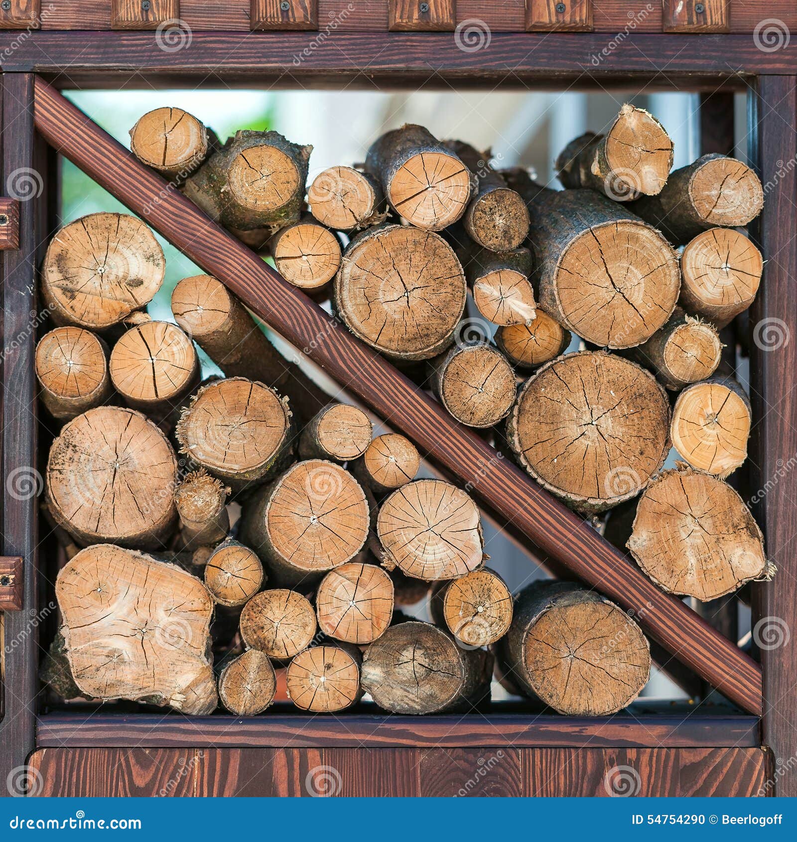 Wooden interior elements stock photo. Image of copy, restaurant - 54754290