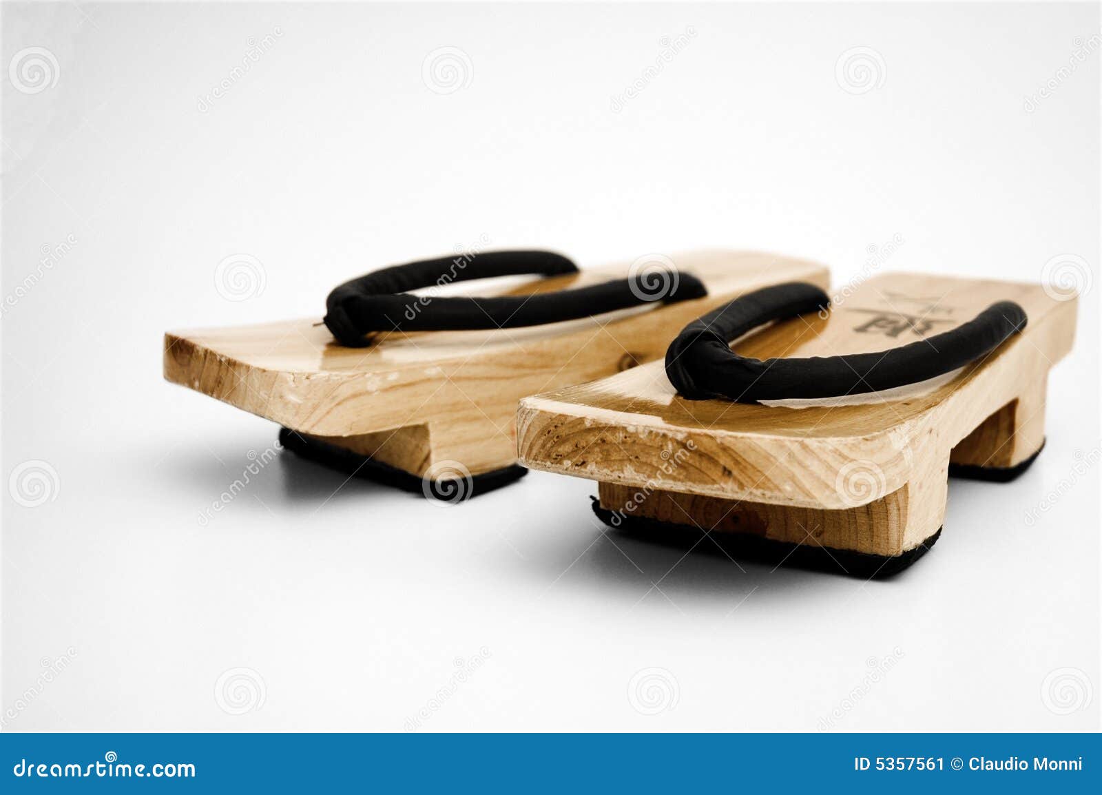 Wooden japanese geta stock image. Image of wooden, geisha - 5357561