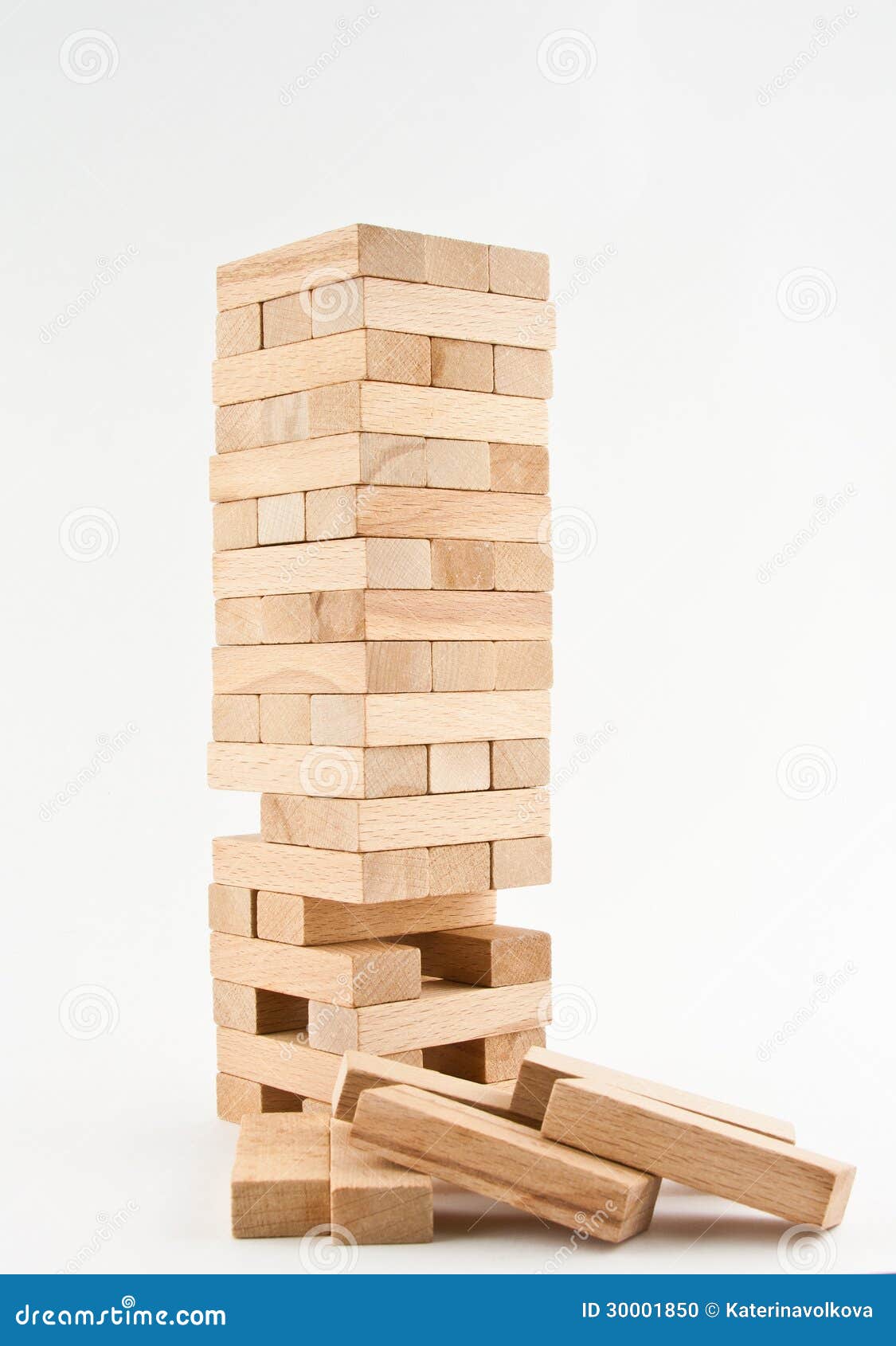 Wooden jenga stock photo. Image of entertainment, patience - 30001850