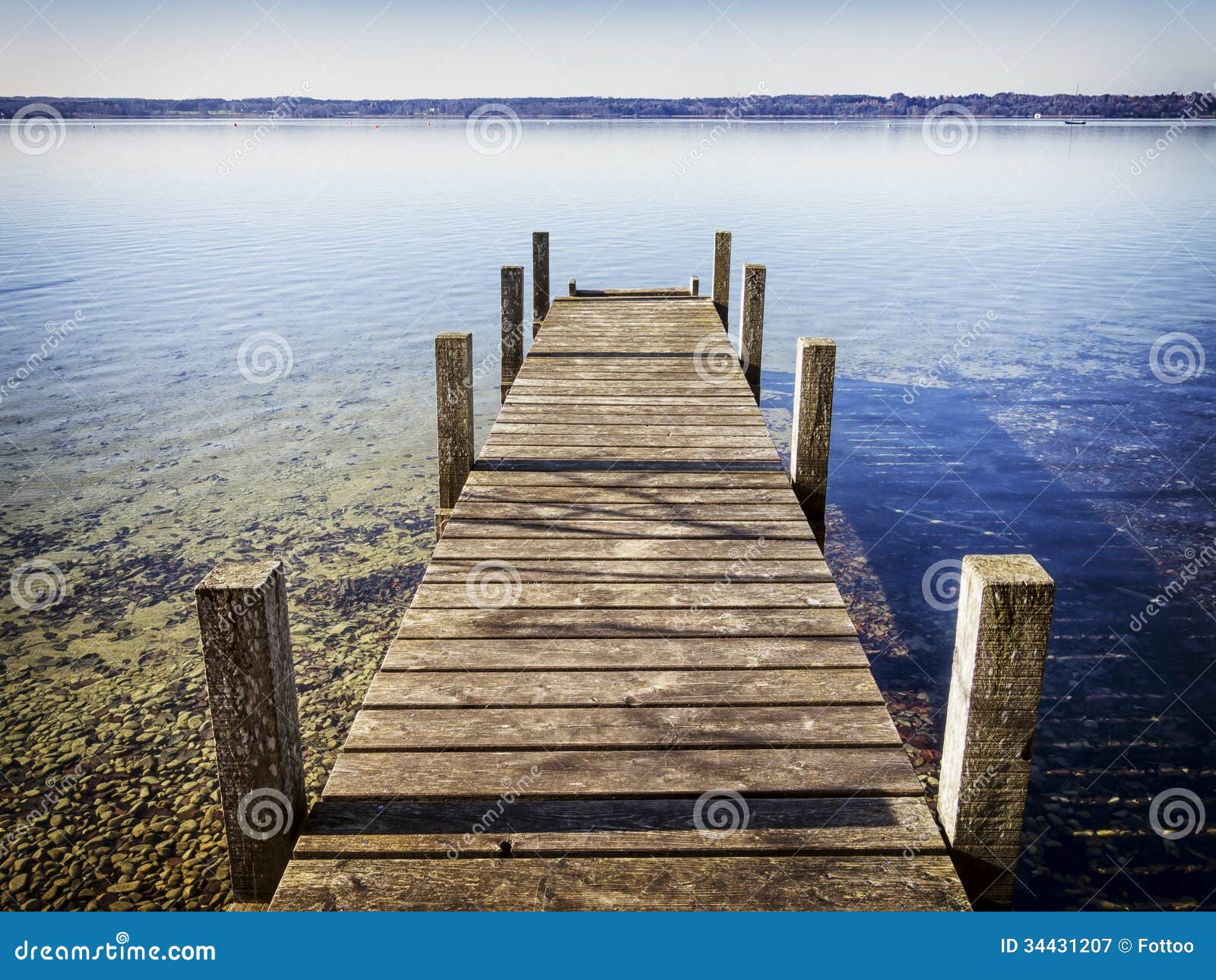 Wooden jetty stock image. Image of clear, backgrounds - 34431207
