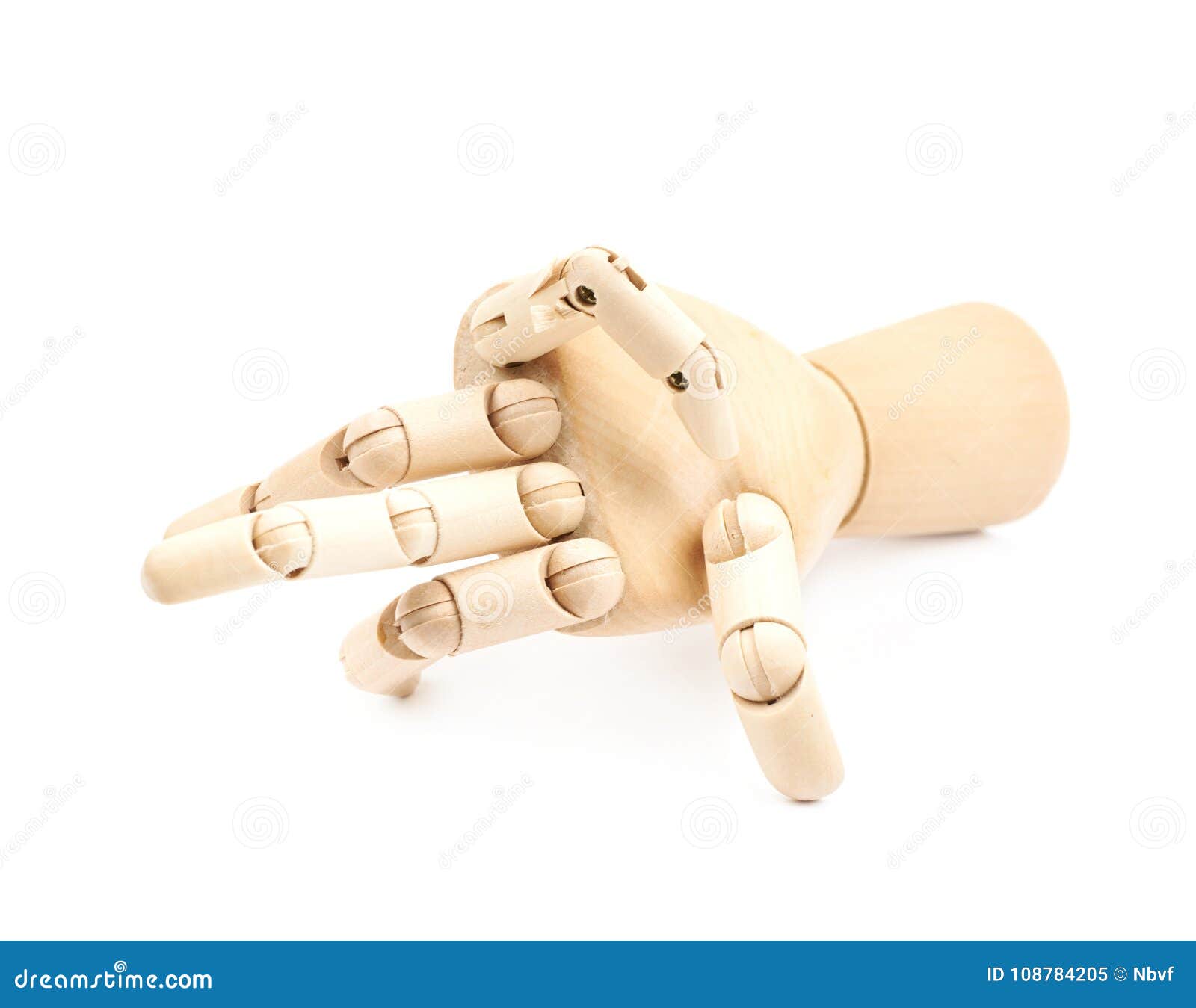 Wooden joint model of hand stock image. Image of artificial - 108784205