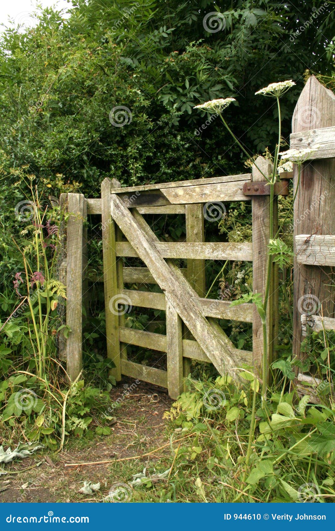 Wooden Kissing gate stock photo. Image of hike, notice - 944610