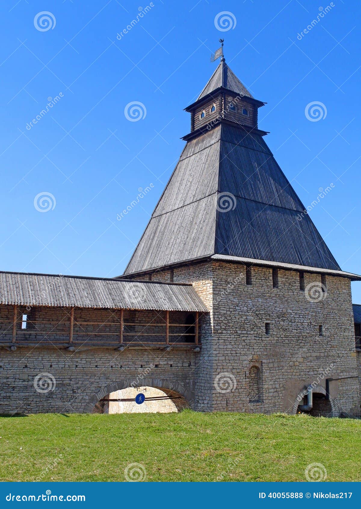 Wooden Kremlin stock photo. Image of people, cathedral - 40055888