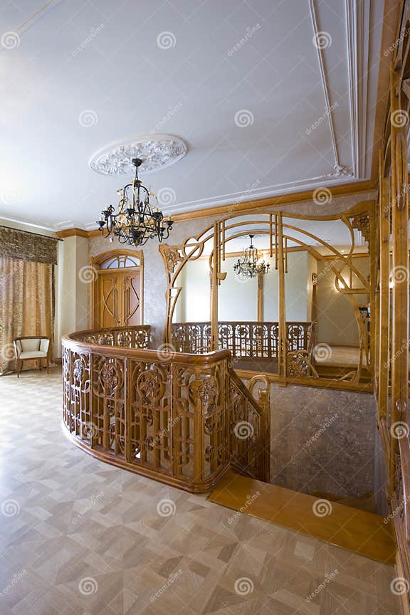 Wooden ladder. stock photo. Image of plinth, private - 12212646