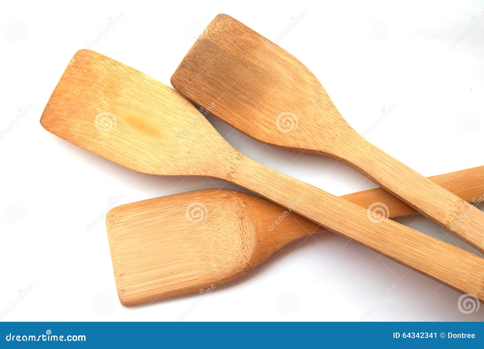 Wooden Ladle Isolated on White Stock Image - Image of cooking, white ...