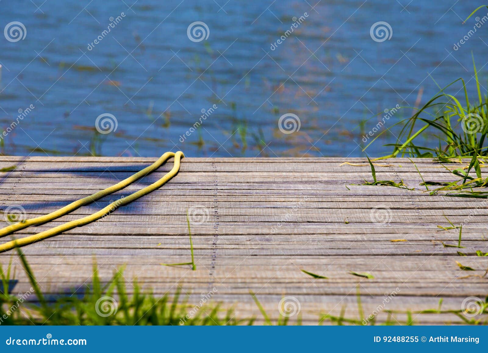 Wooden Lake dock. stock image. Image of woods, travel - 92488255
