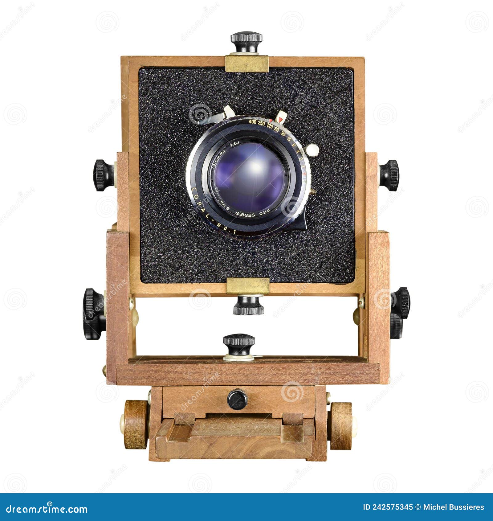 Large Format 4 X 5 Professional Analog View Camera with Lens Stock ...