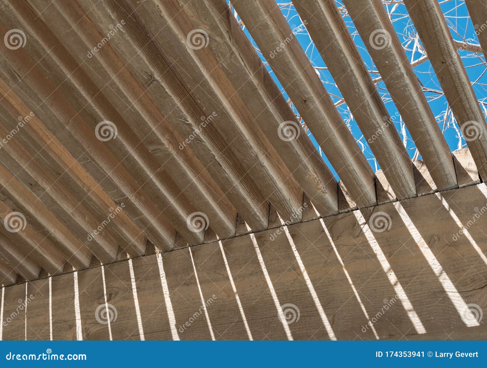 Pattern in a wooden shader stock image. Image of city - 174353941