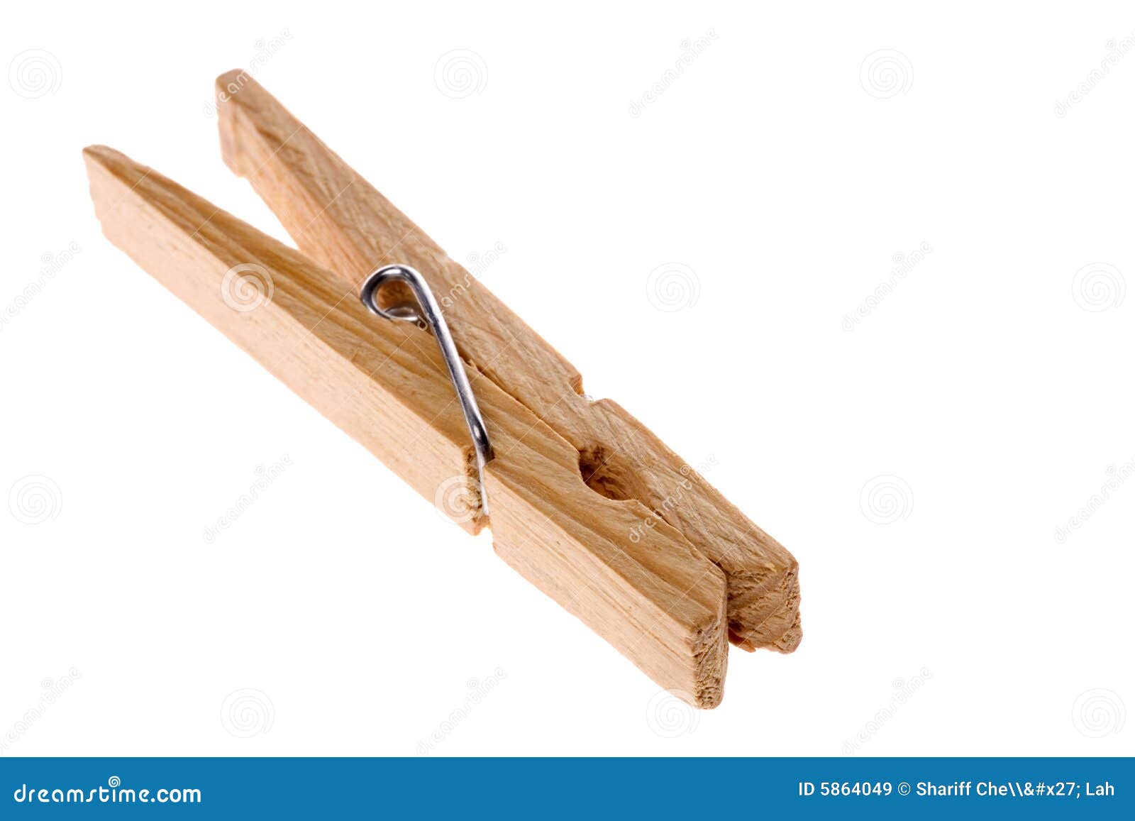 Wooden Laundry Peg stock image. Image of clamp, laundry - 5864049