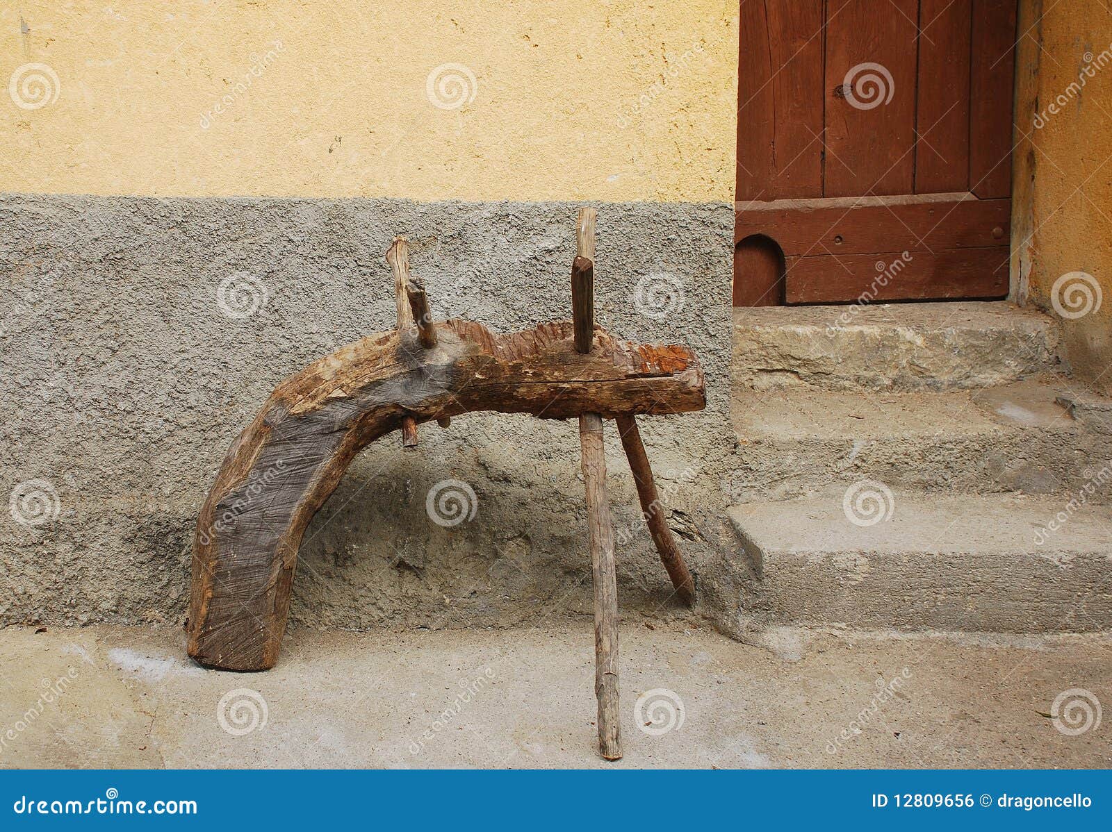 Wooden Log Chopper stock photo. Image of antique, tool - 12809656