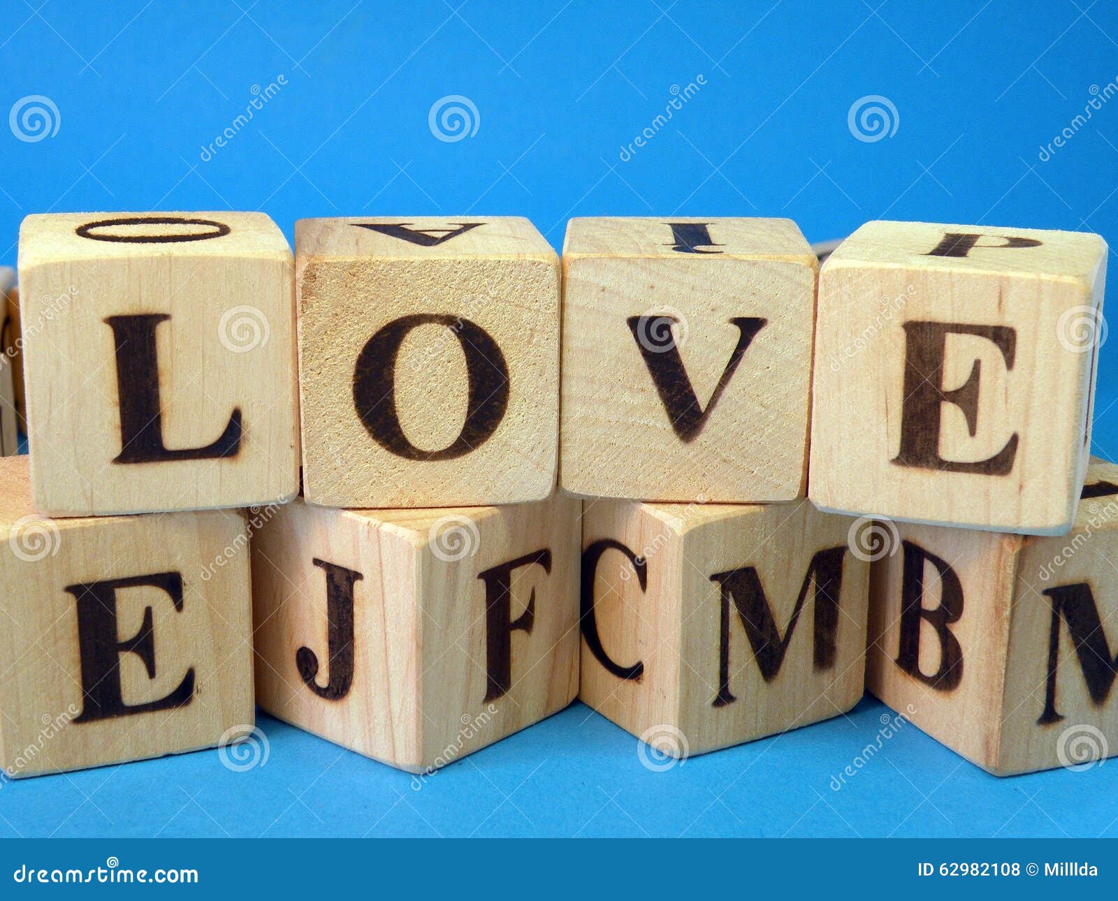 Wooden log with letters stock photo. Image of letters - 62982108