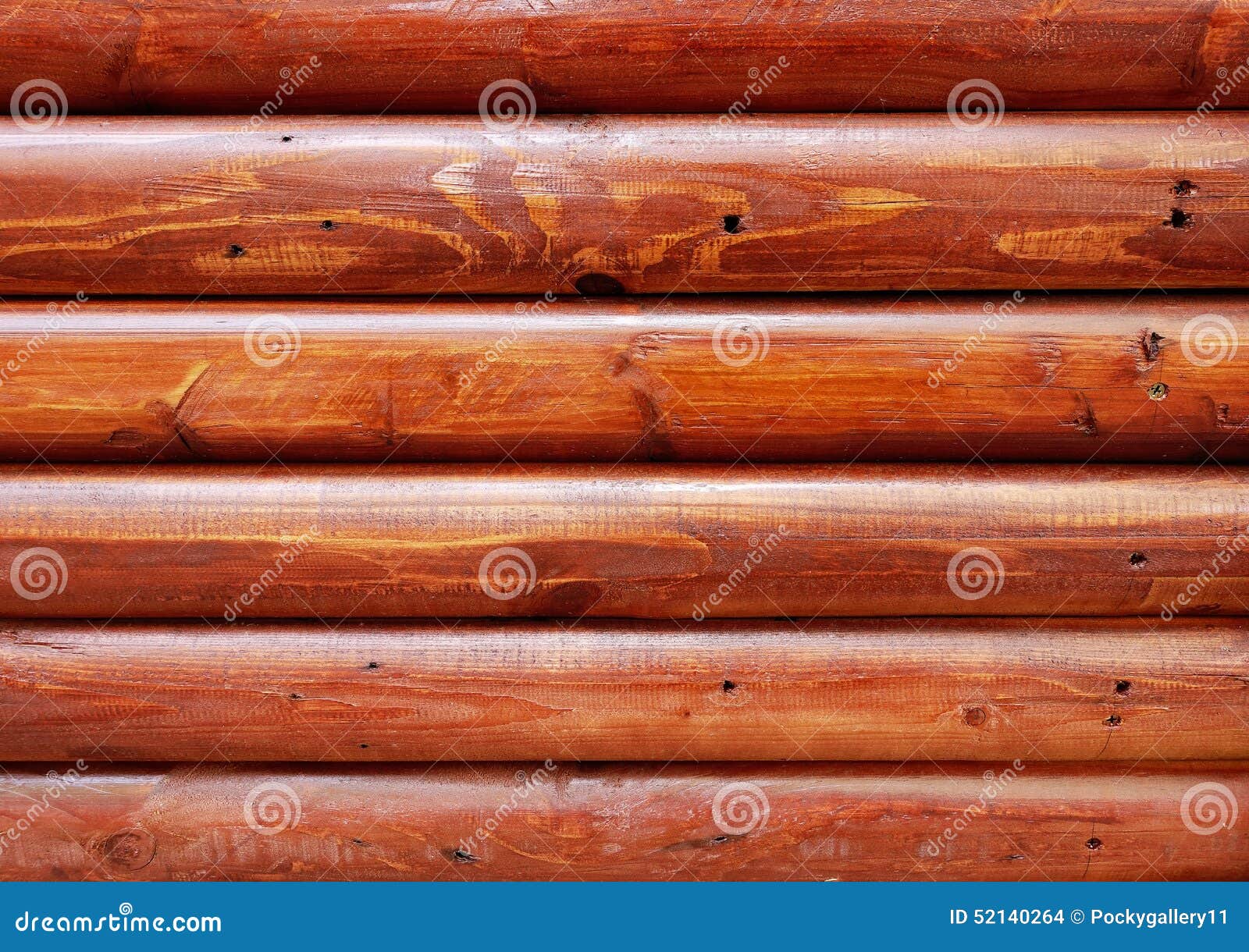 Wooden Logs Wall of Rural House Stock Photo - Image of striped, closeup ...