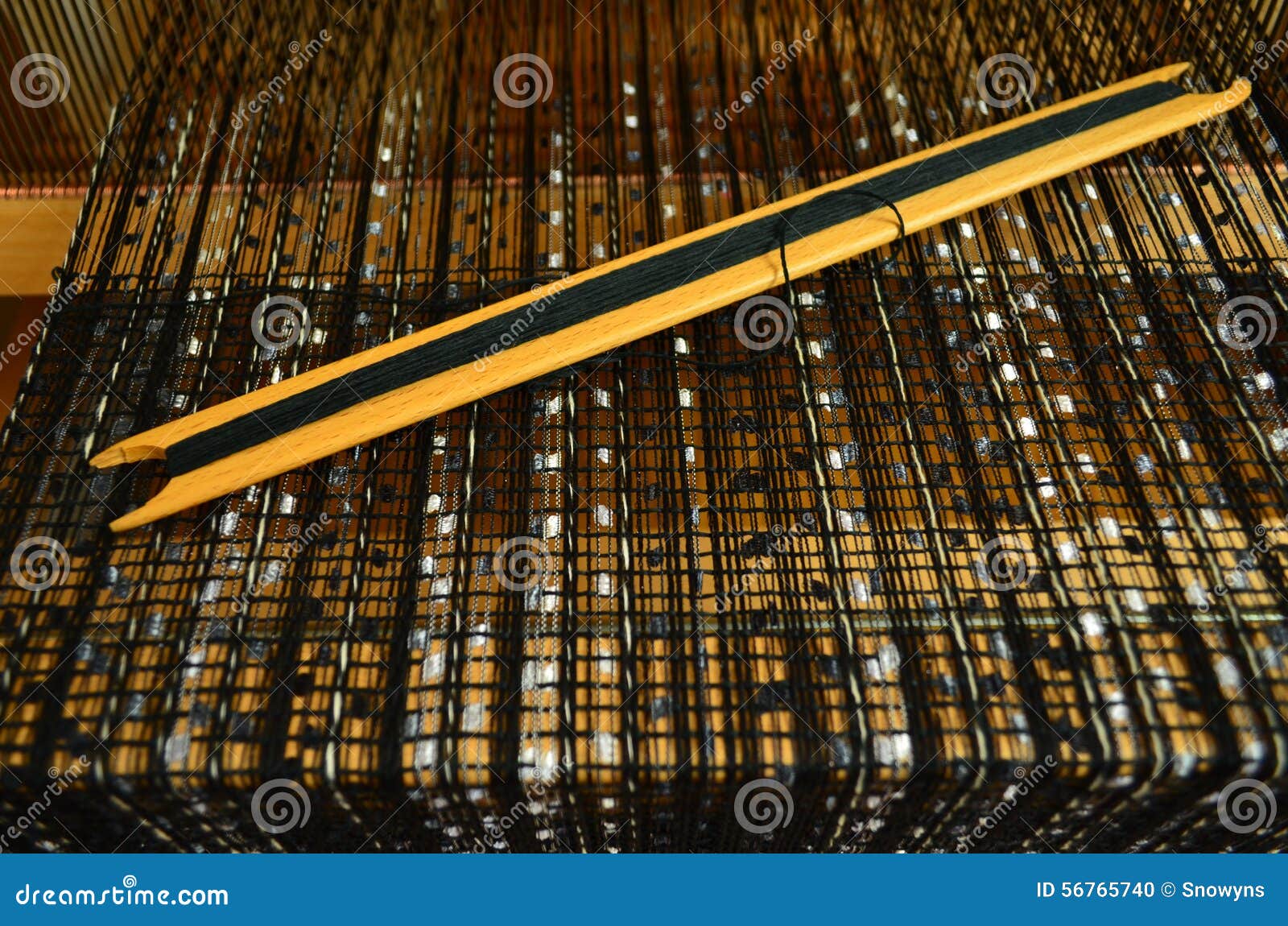 Wooden loom tools stock photo. Image of tools, multi - 56765740