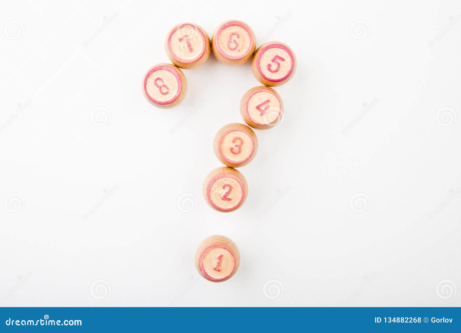 Wooden Lotto Game Question Mark Stock Photo - Image of lotto, gambling ...