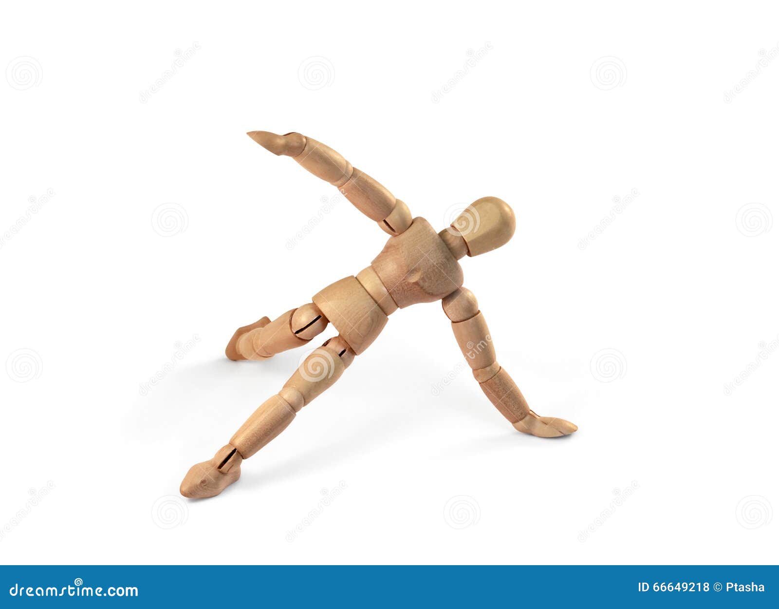 Wooden Man Exercising Workout Stock Photo - Image of object, wellness ...