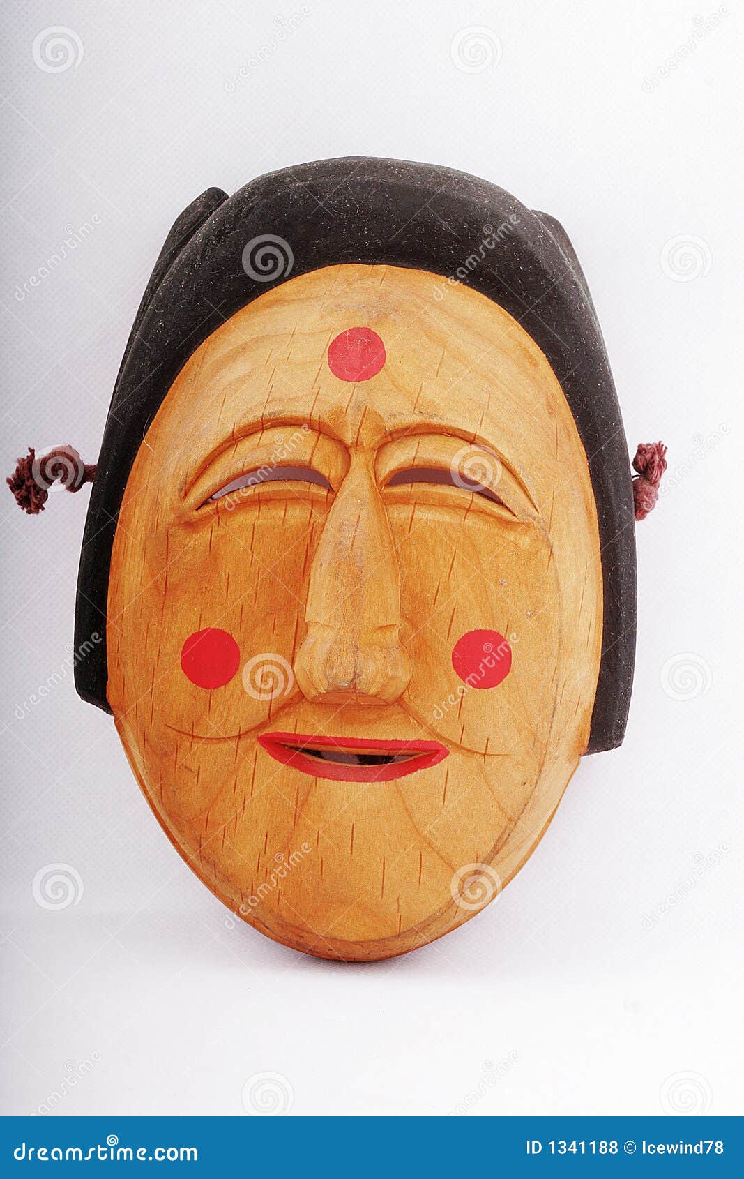 Wooden mask stock photo. Image of asian, wood, celebration - 1341188