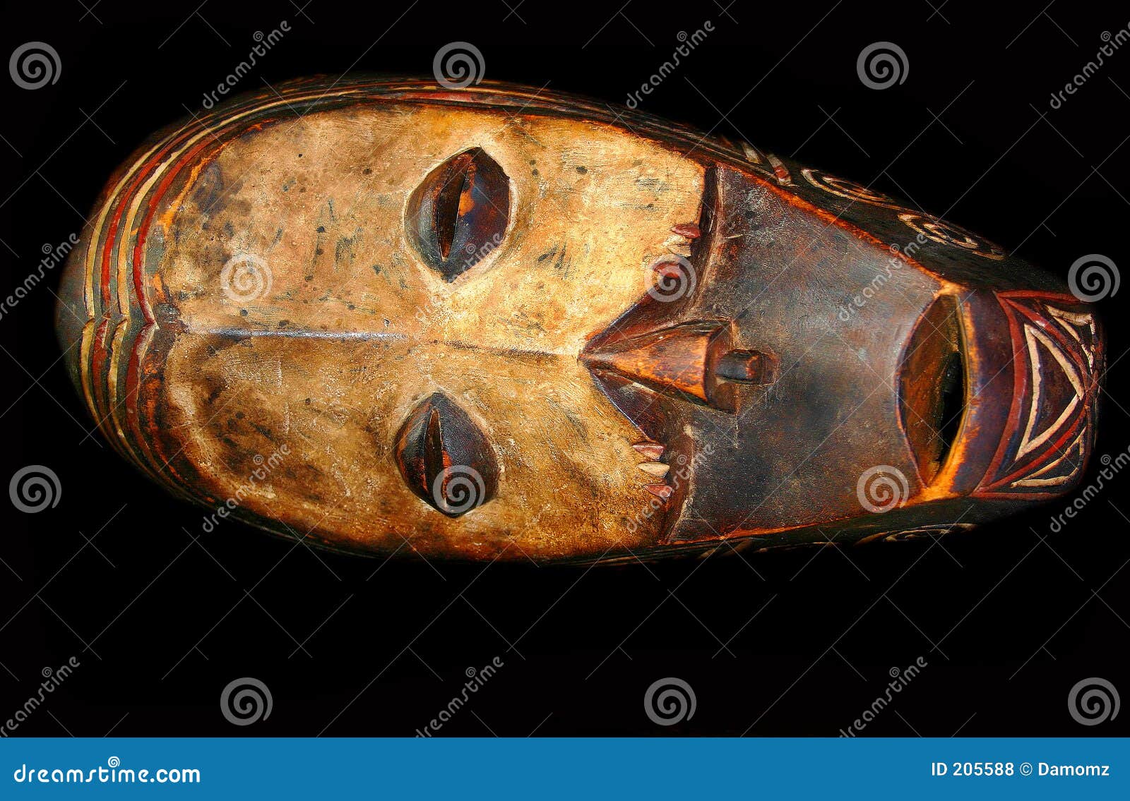 Wooden Mask Royalty-Free Stock Photography | CartoonDealer.com #44541551