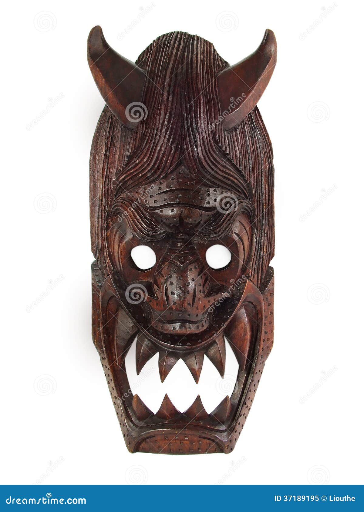 Wooden Mask Royalty-Free Stock Photography | CartoonDealer.com #44541551