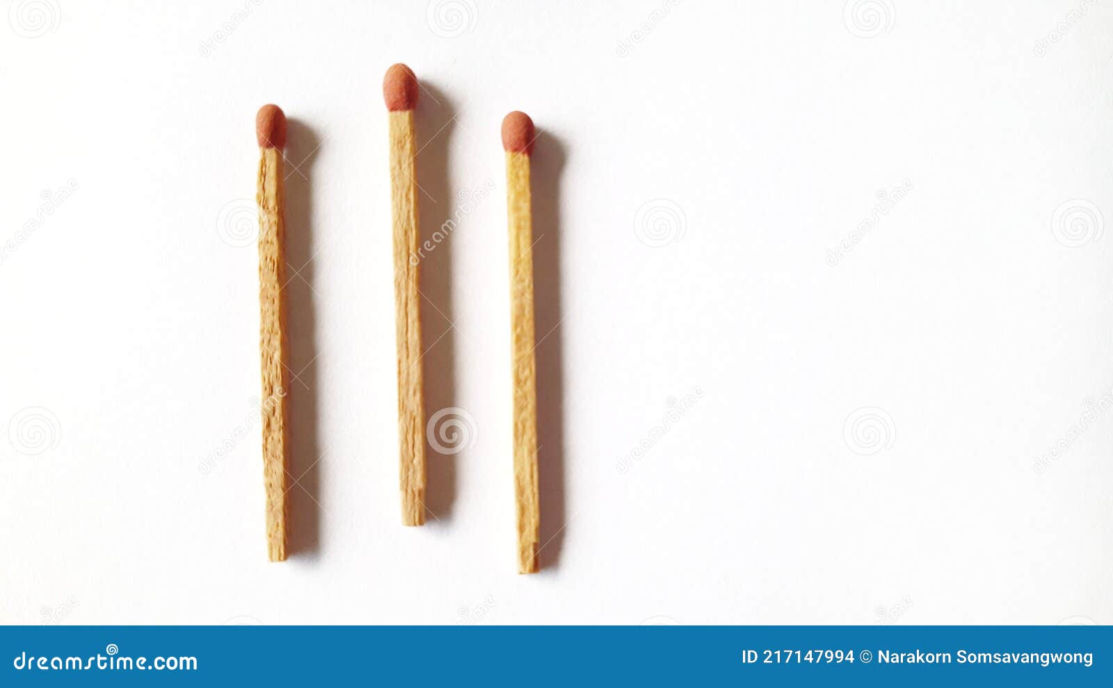 Wooden Matches Isolated on White Background. Stock Photo - Image of ...