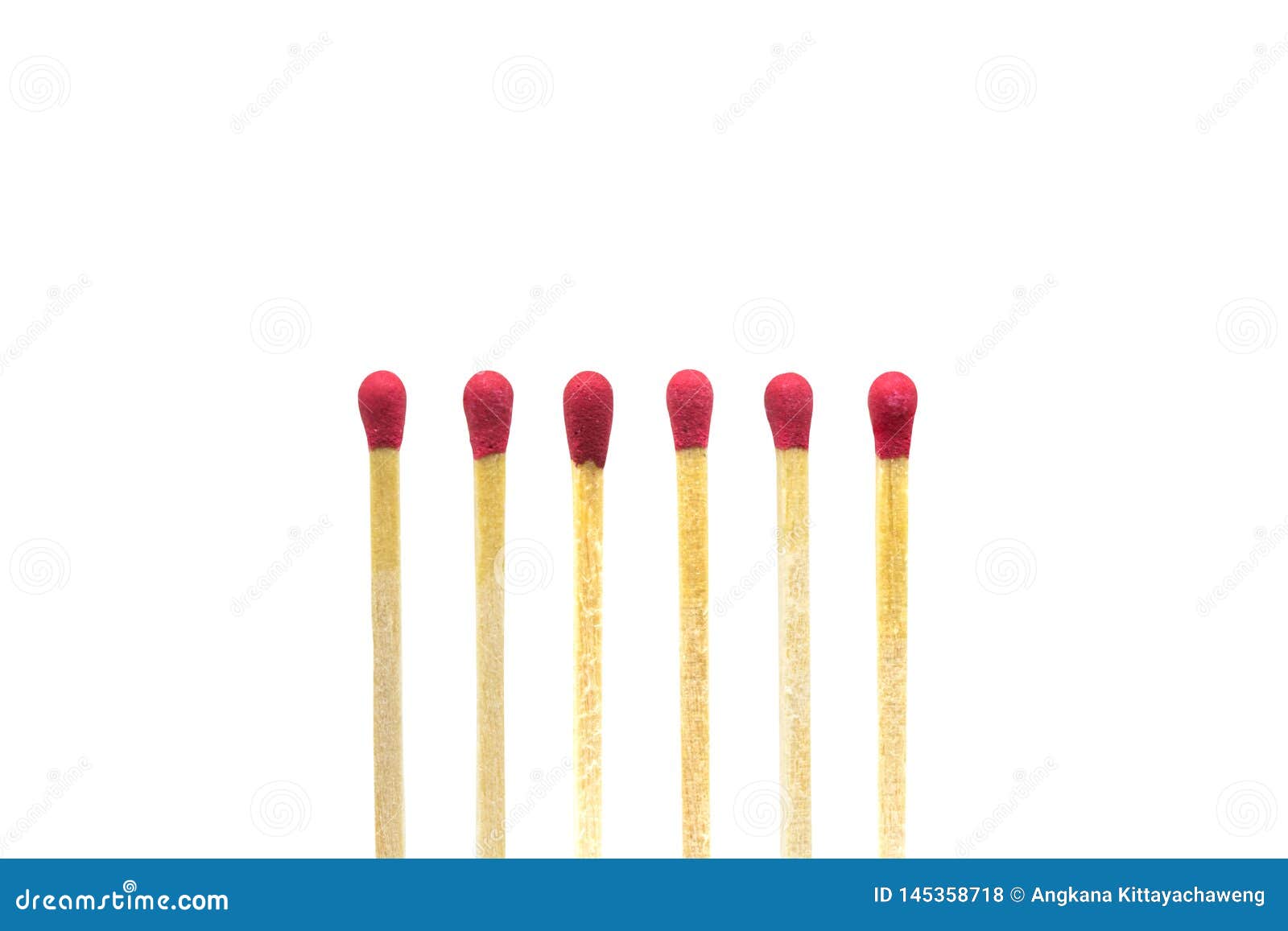 Wooden Matches Stick Isolated on White Background. Stock Photo - Image ...