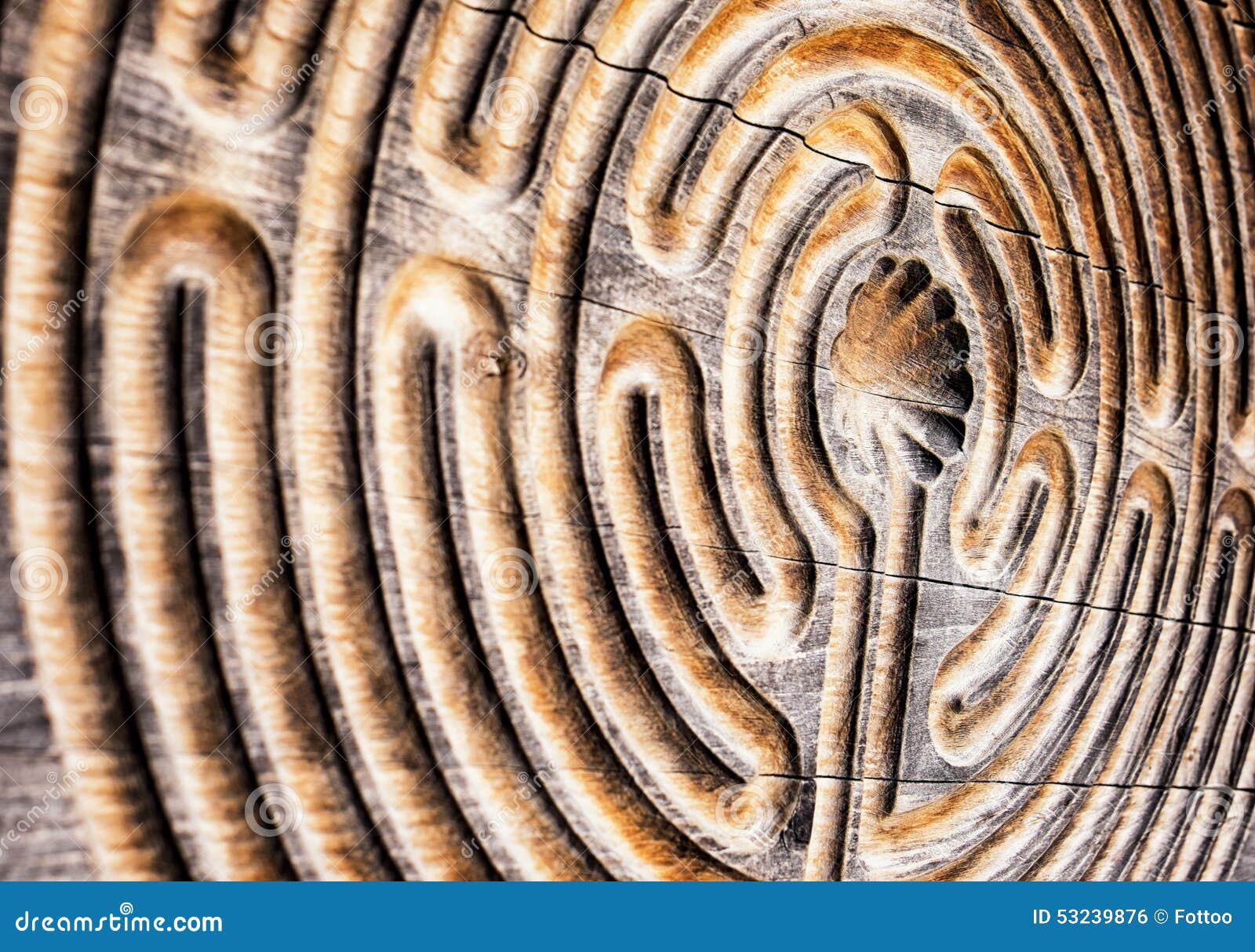 Wooden maze stock photo. Image of craft, ancient, close - 53239876