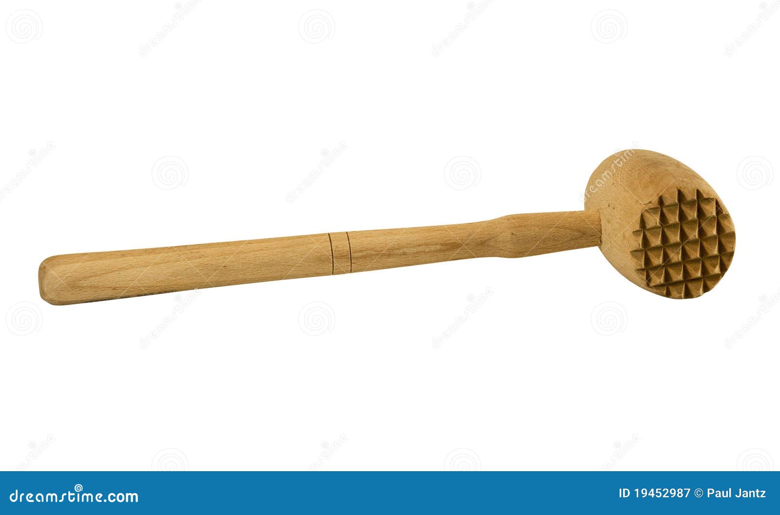 Wooden meat tenderizer stock image. Image of tenderizer - 19452987