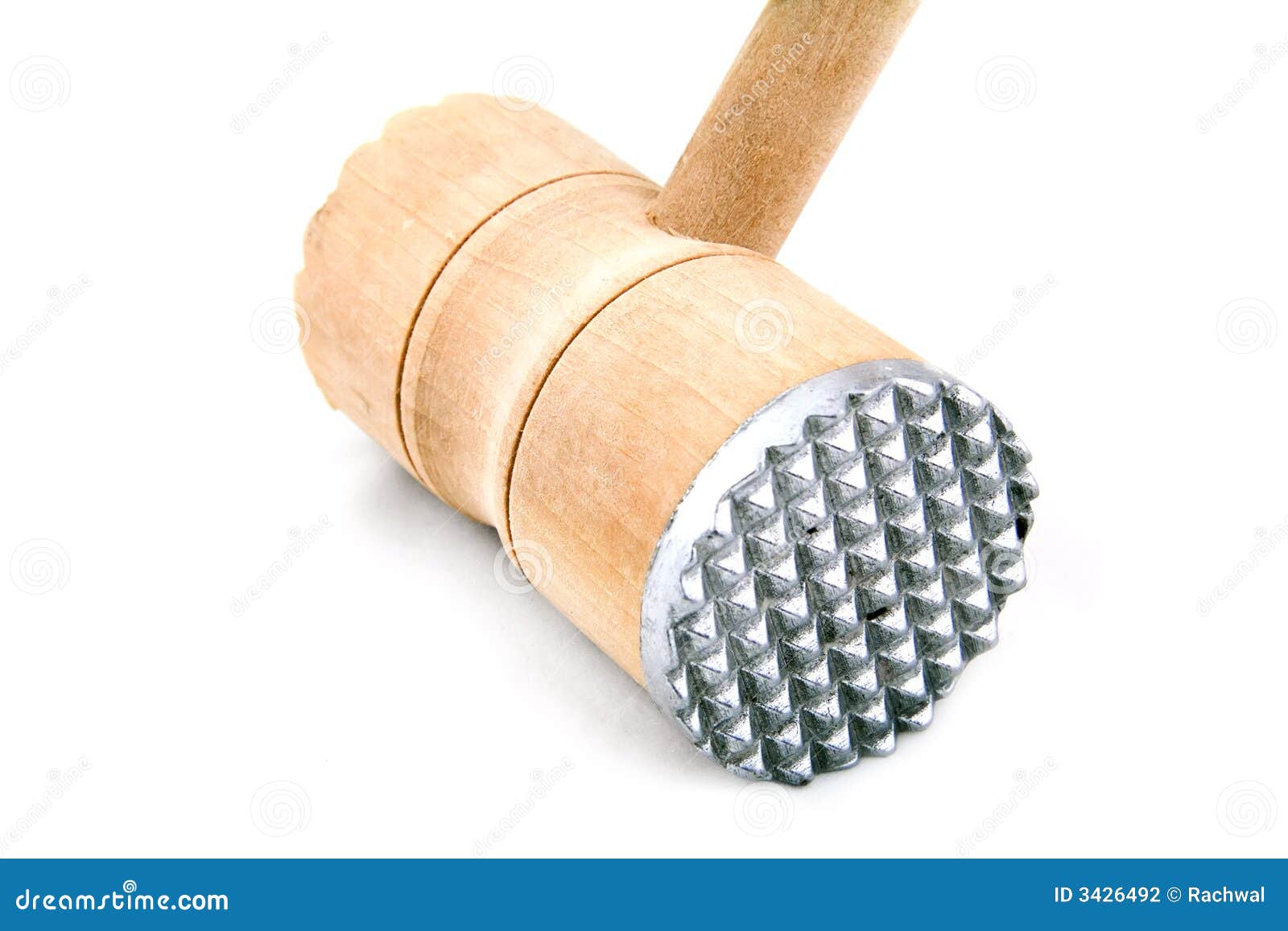 Wooden meat tenderizer stock photo. Image of prepare, professional ...