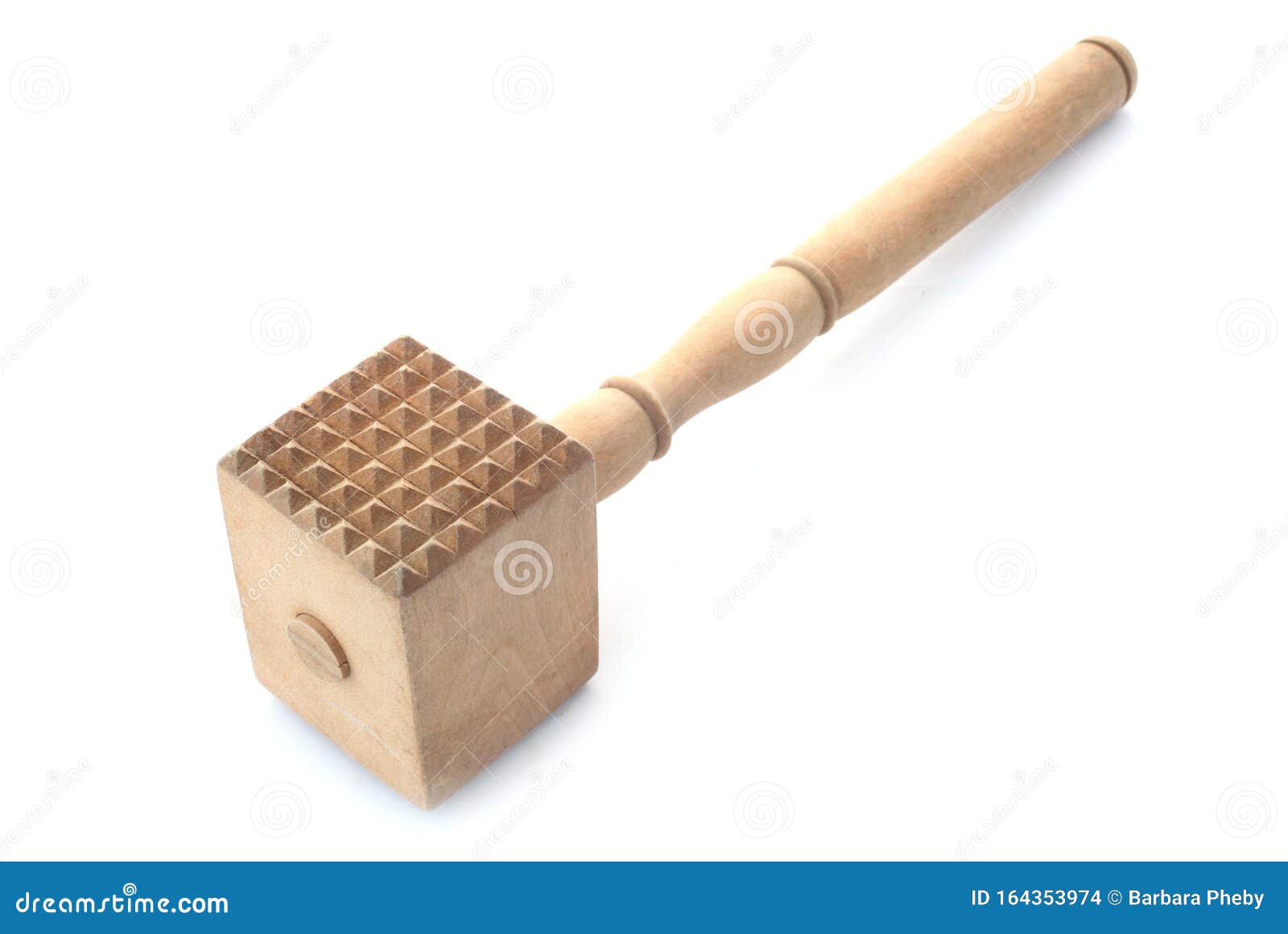Meat Tenderizer stock photo. Image of tool, wood, professional - 164353974