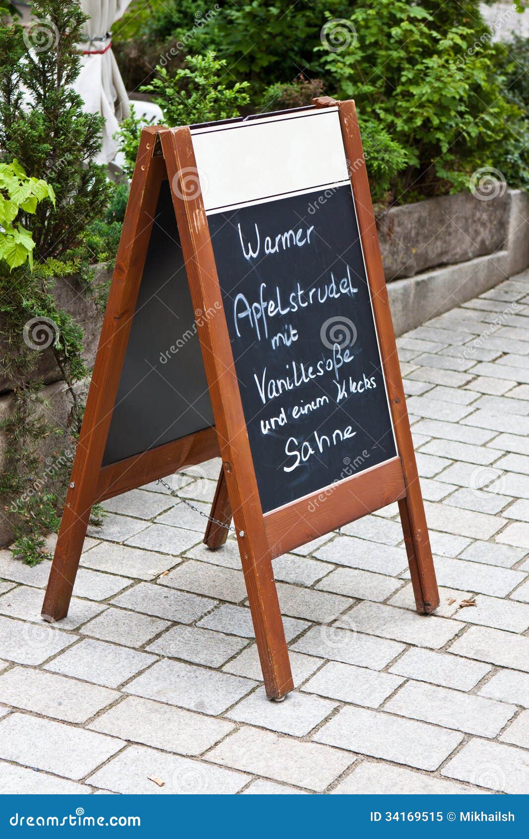 Wooden Menu Display Sign, Frame Restaurant Message Board On Wooden ...