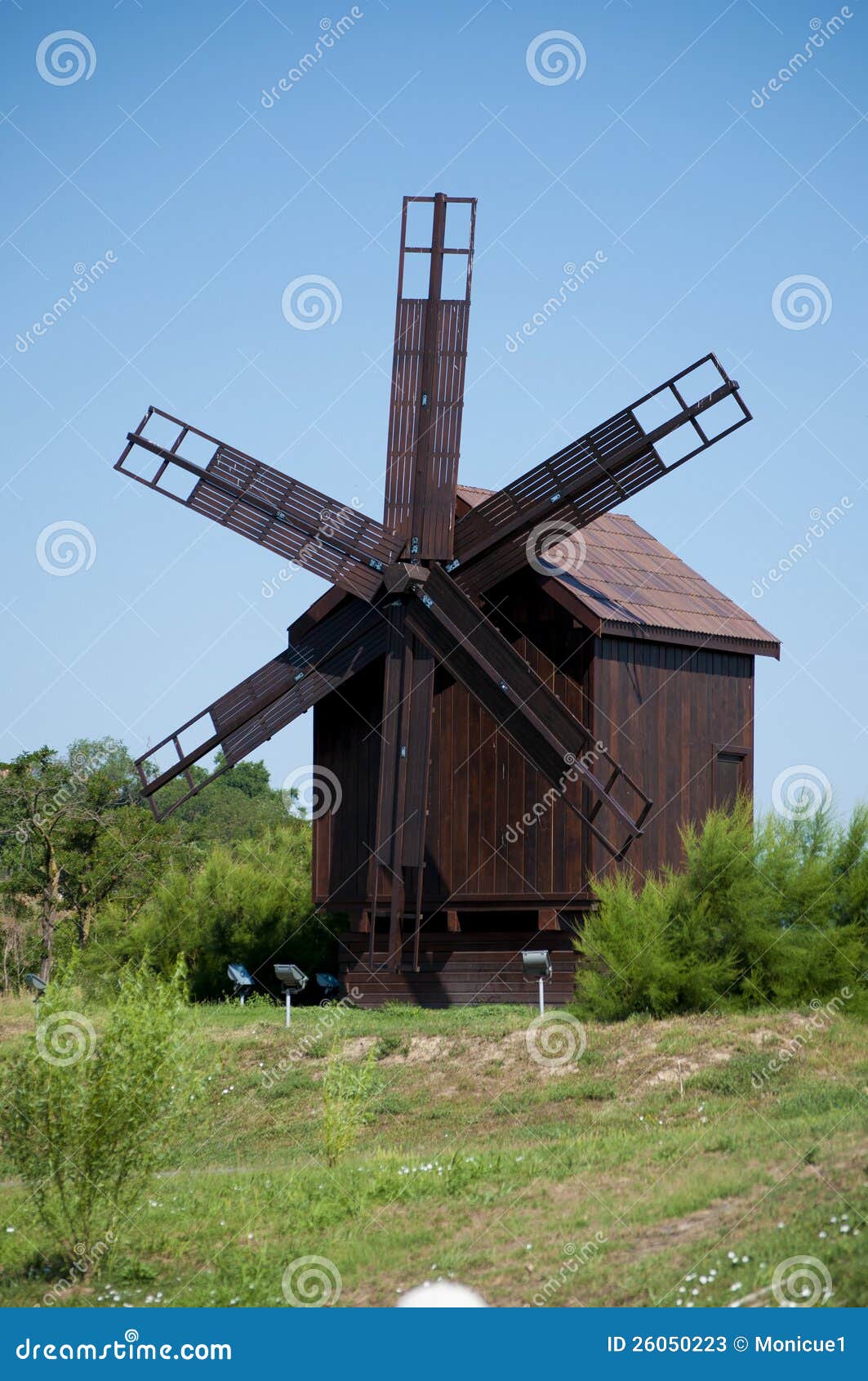 Wooden mill stock image. Image of rural, windmill, mill - 26050223