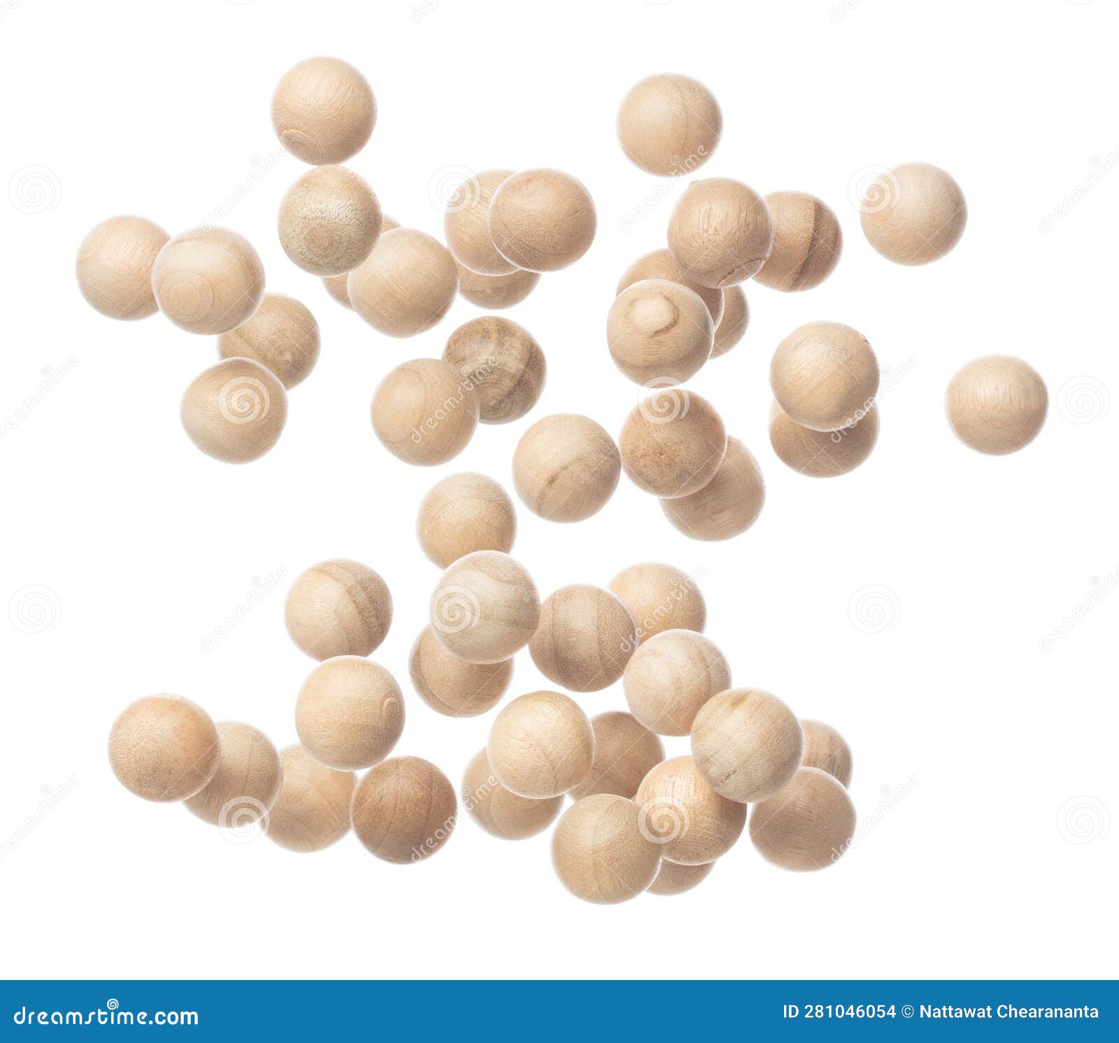 Wooden Mini Ball Fly Explosion, Sphere Mini Balls Float Explode ...