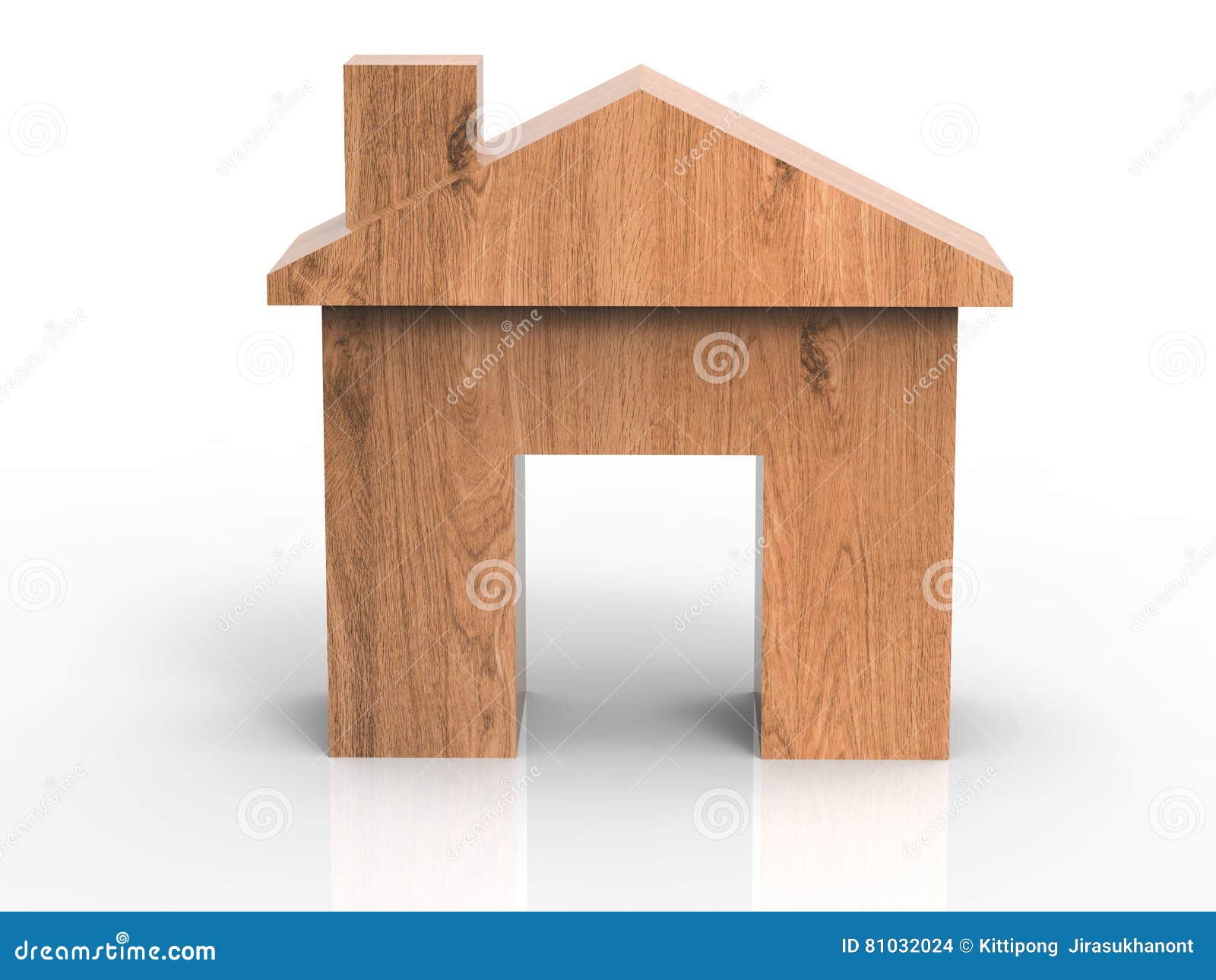 Wooden mock up house stock photo. Image of architecture - 81032024