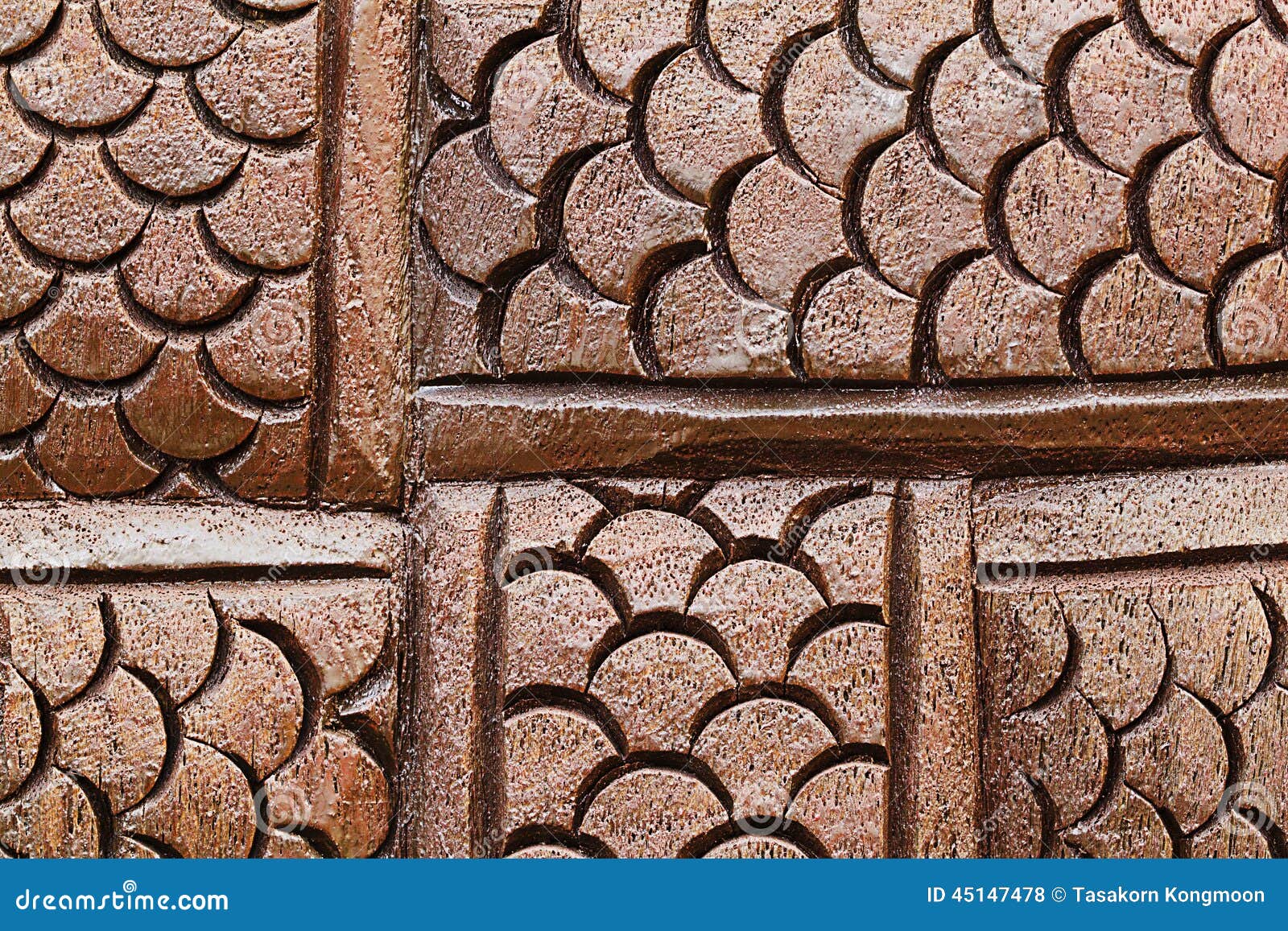 Wooden Naga Scale for Pattern and Background Stock Photo - Image of ...