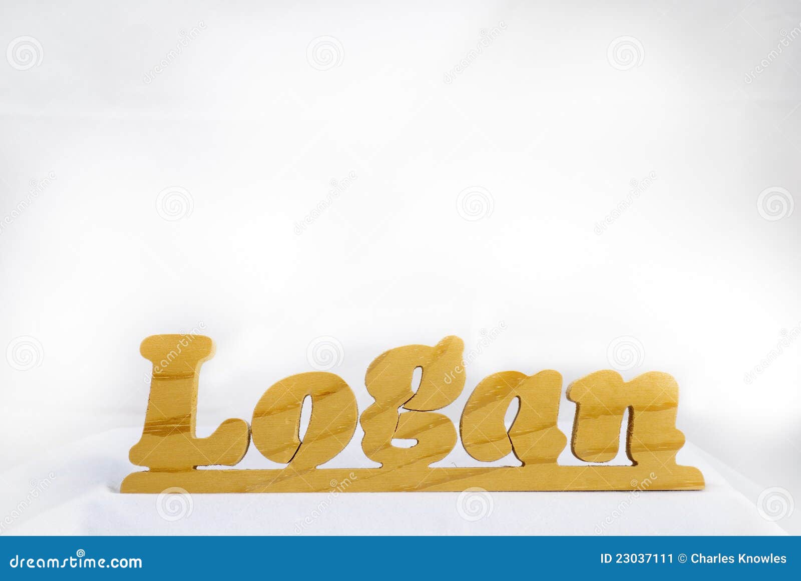 Wooden Name Logan stock image. Image of letters, name - 23037111