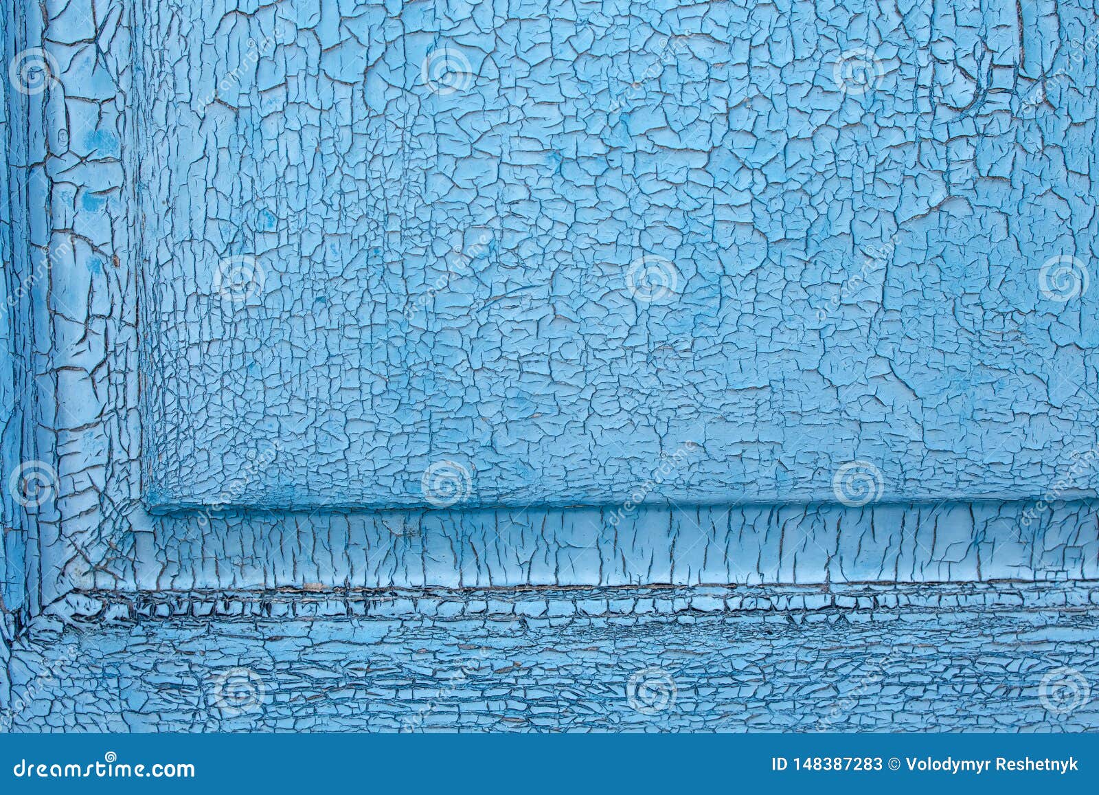 Wooden Natural Background, Old Blue Paint on a Wooden Surface Stock ...