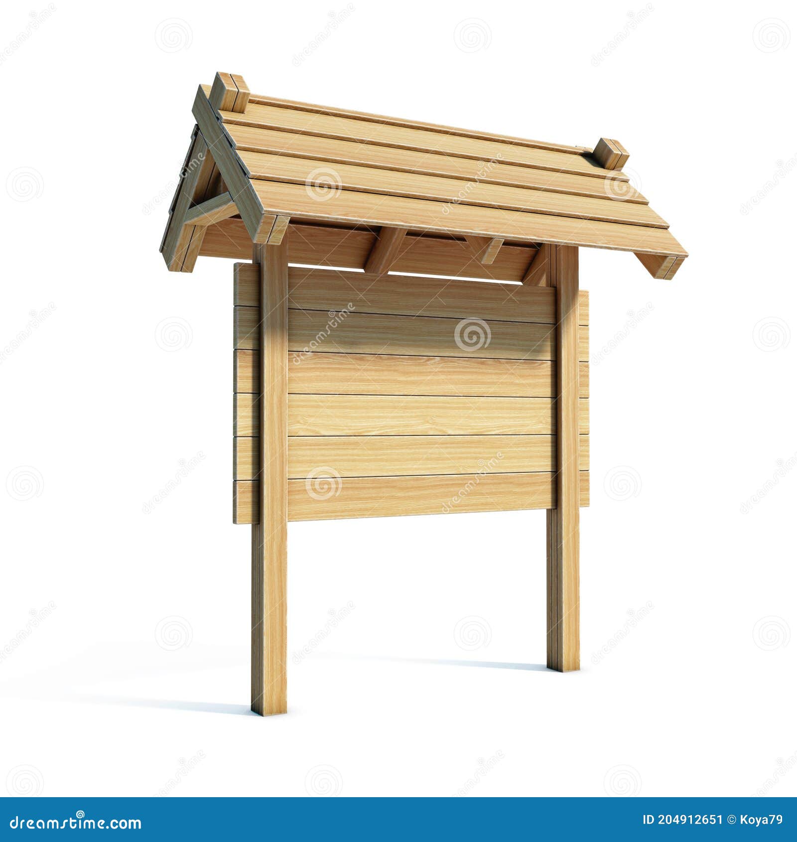 Wooden Notice Board Cartoon Vector | CartoonDealer.com #19166875