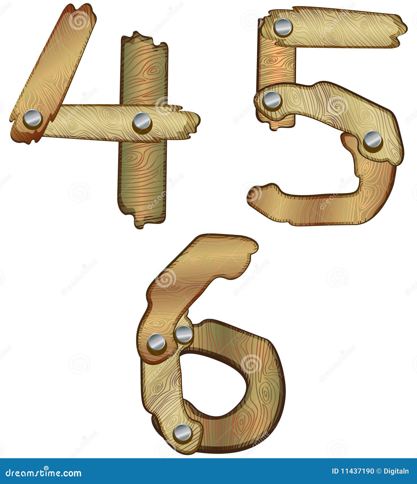 Planks Numbers Stock Illustrations – 86 Planks Numbers Stock ...