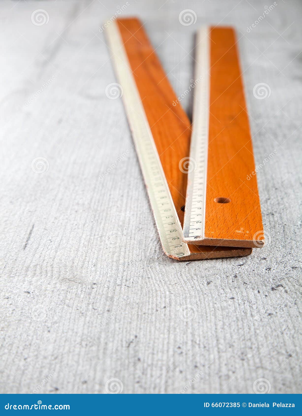 Wooden old rules stock image. Image of metric, blurred - 66072385