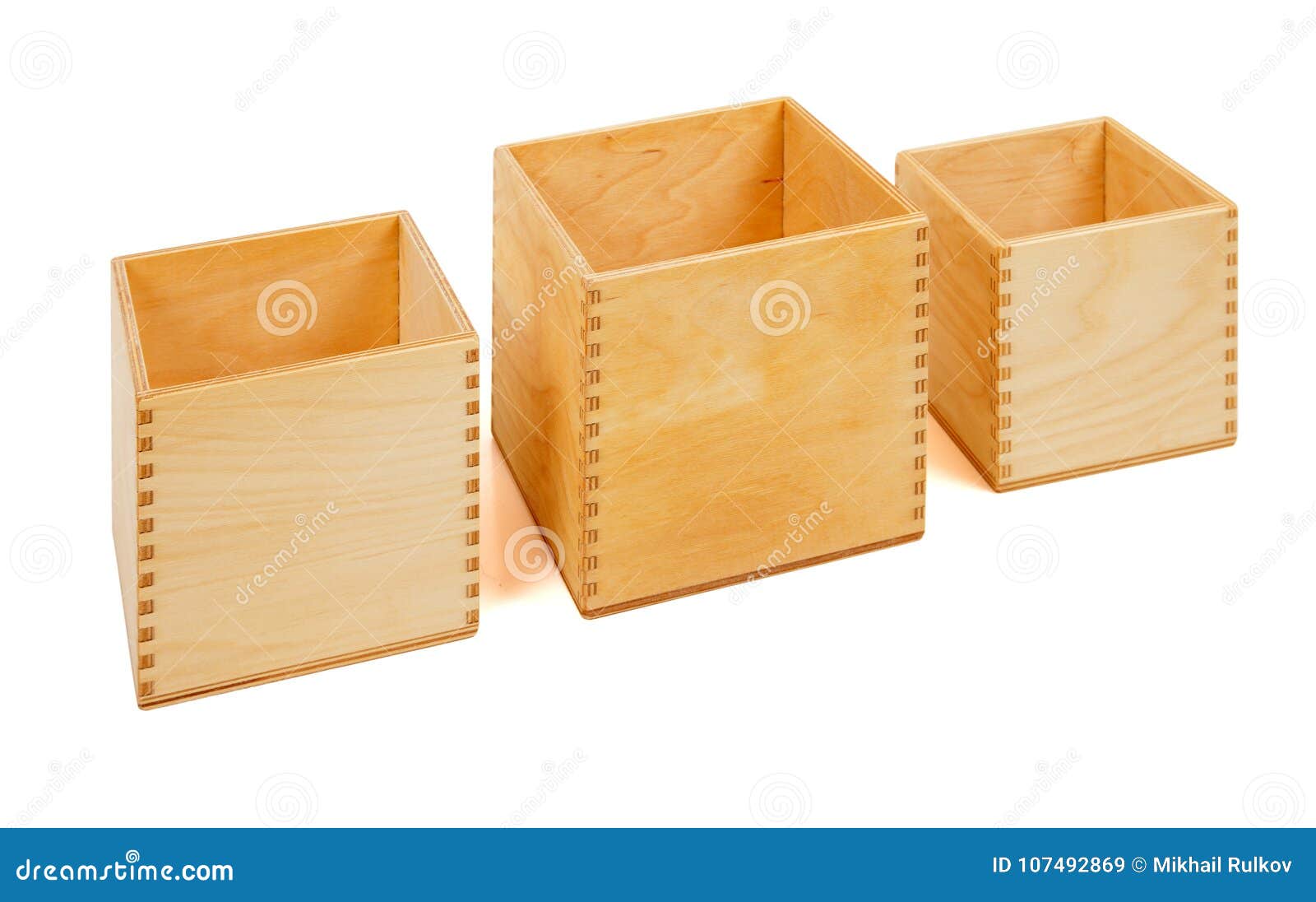 Wooden open boxes stock image. Image of blocks, cube - 107492869