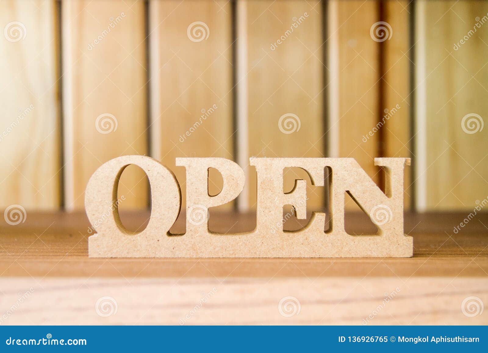 Wooden open signage stock image. Image of board, background - 136926765