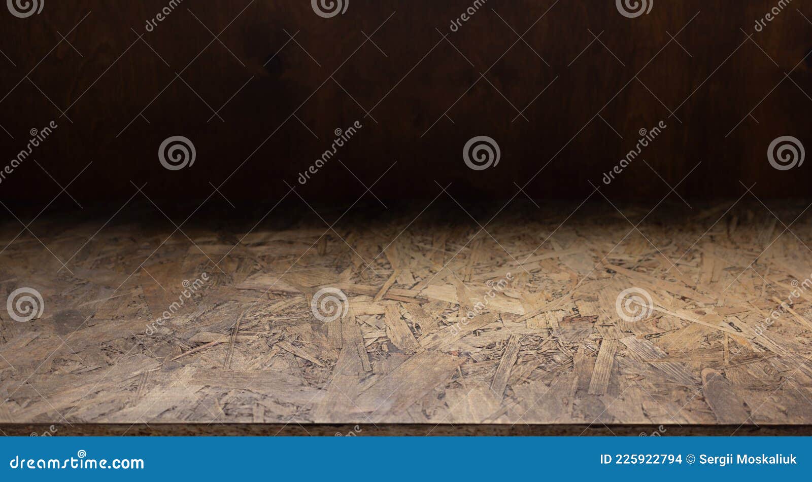 Wooden Osb Table Top Background Texture. Wood Tabletop Panorama or ...