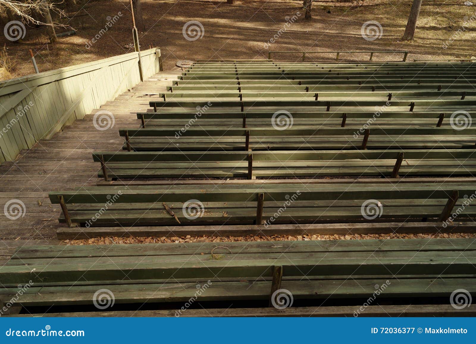 Wooden Outdoor Benches Background Stock Image - Image of outdoor, wood ...