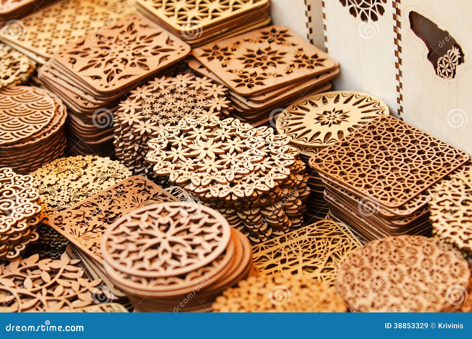 Wooden Pads Royalty-Free Stock Photo | CartoonDealer.com #92547447