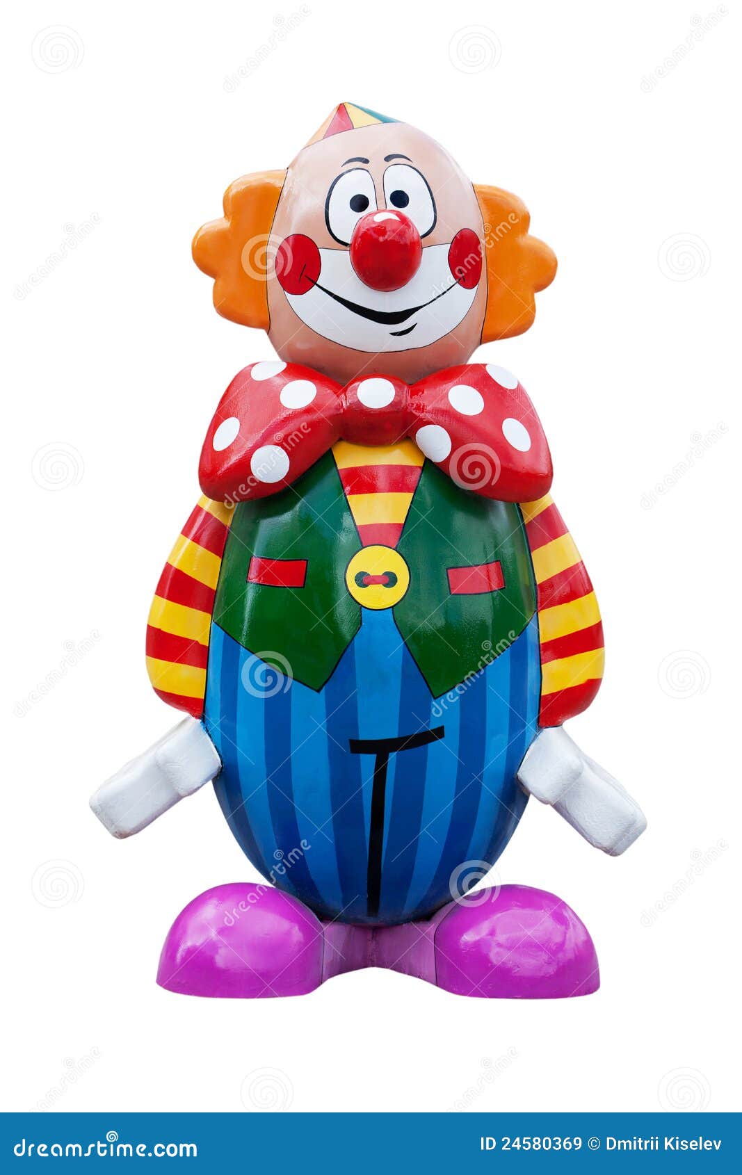 The wooden painted clown stock image. Image of circus - 24580369