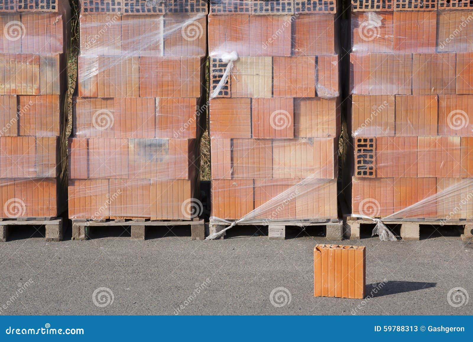 Pallet Of Breeze Blocks Royalty-Free Stock Image | CartoonDealer.com ...