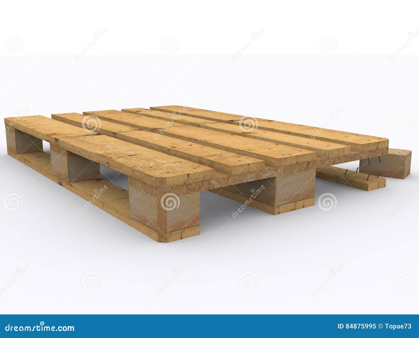 Wooden pallet damaged stock illustration. Illustration of ...