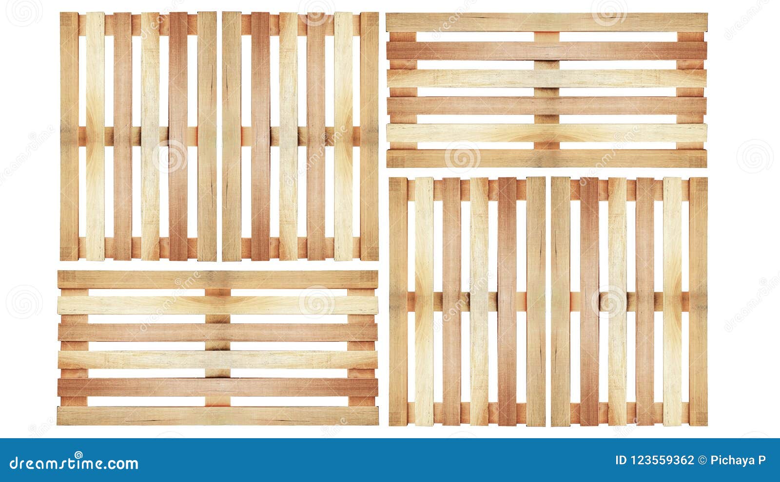 Wood Pallet Top View