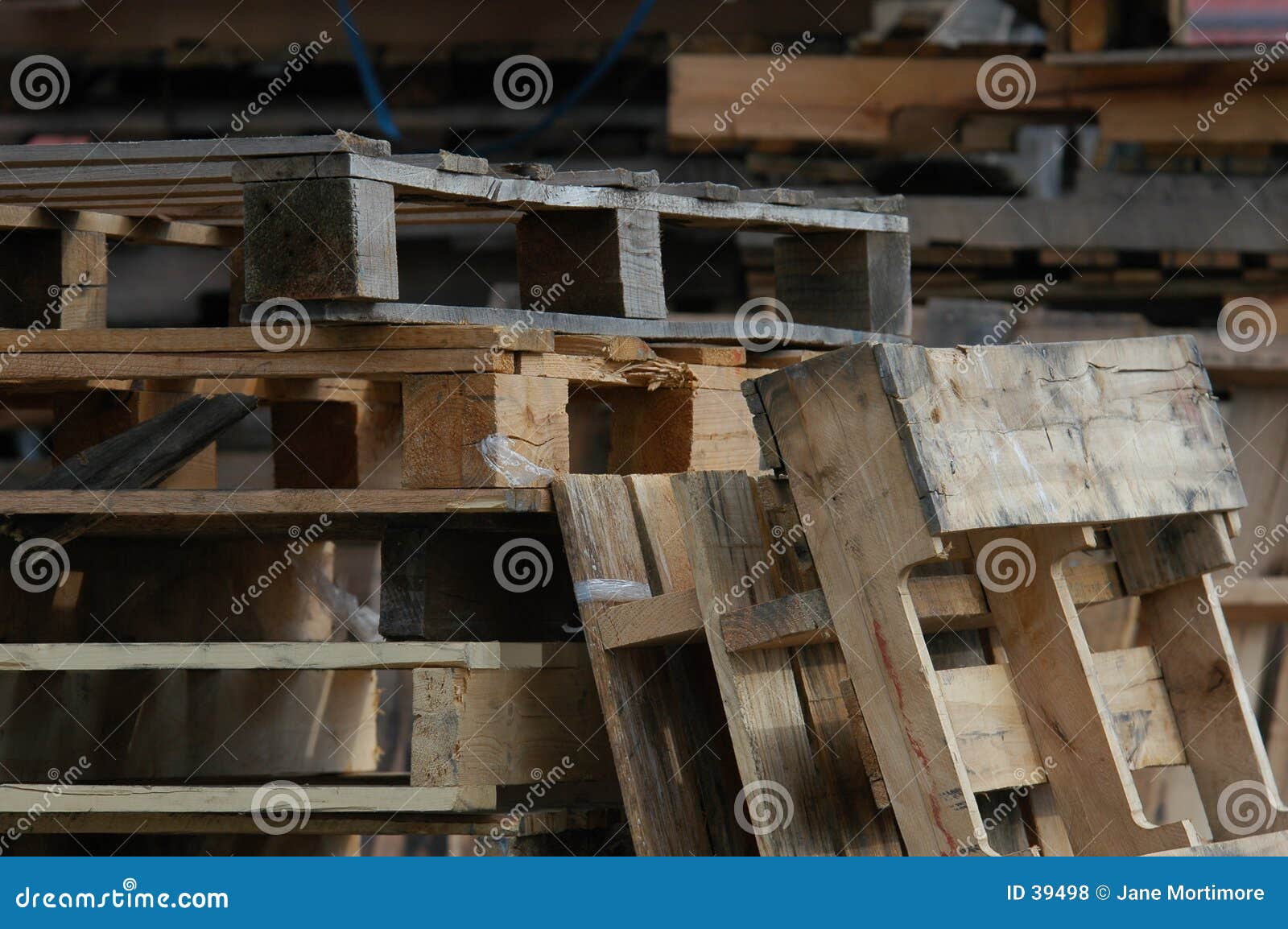 Wooden Pallets stock photo. Image of skids, palet, warehouse - 39498