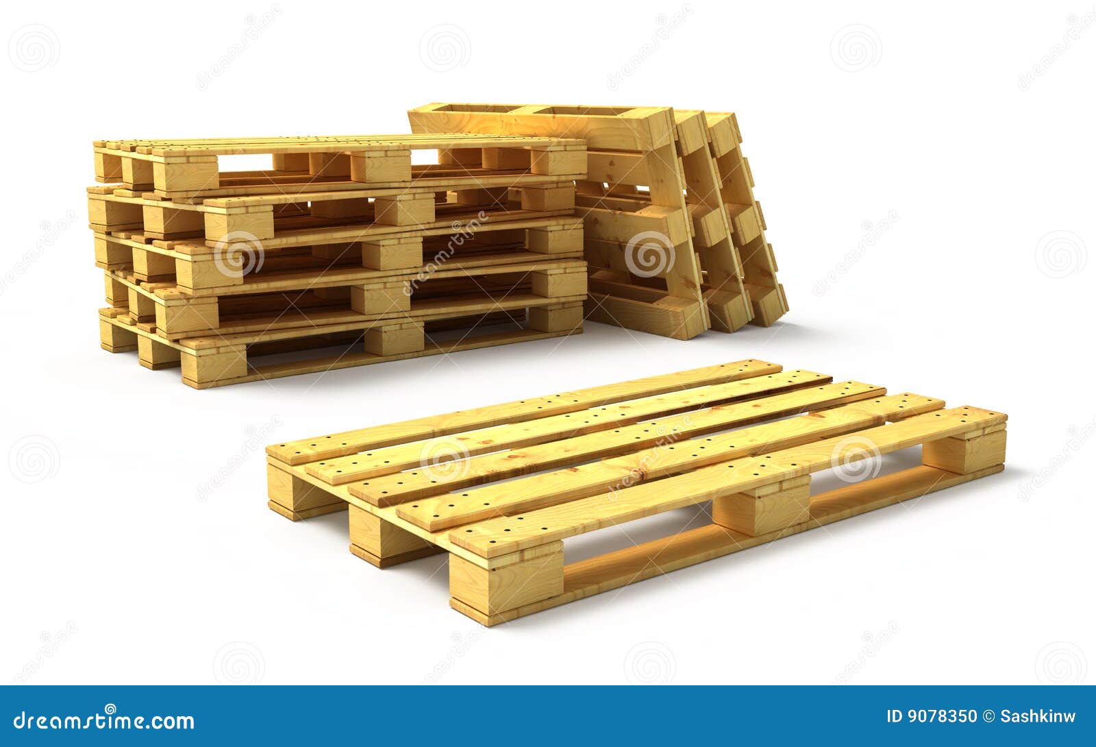 Pallets Composition Drawings Vector Illustration | CartoonDealer.com ...